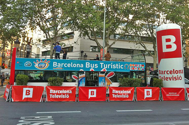 BTV amb Sant Jordi en directe des de la plaça de Catalunya