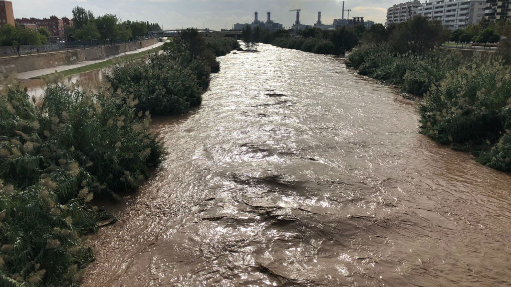 Com baixa el riu Besòs després de les pluges d'aquest matí | betevé