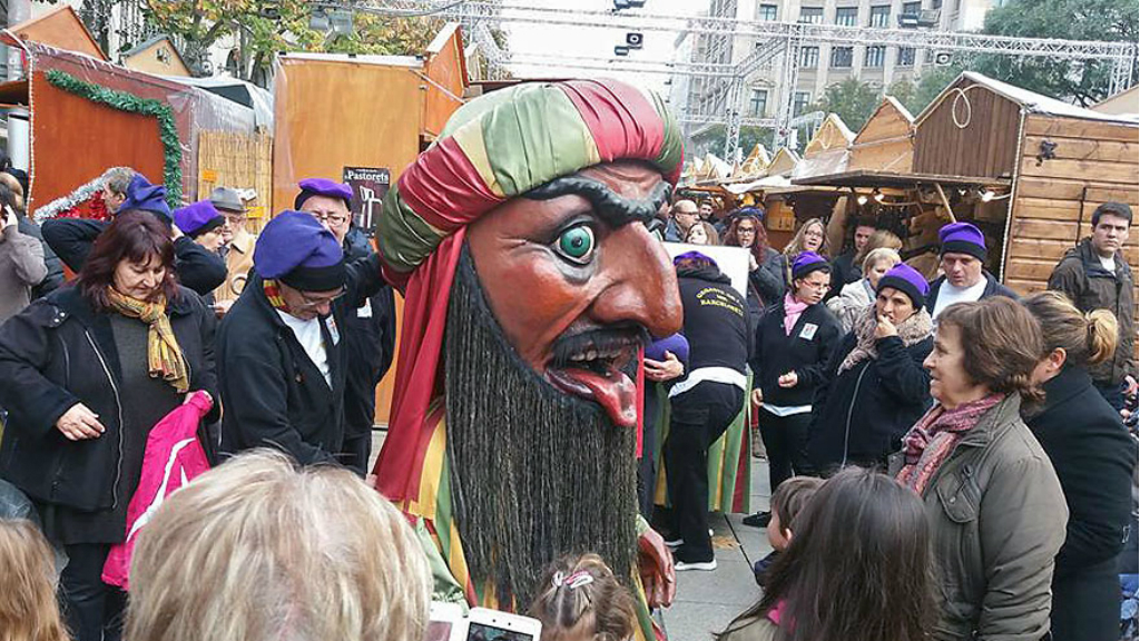 Carassa de Nadal 2025 a la Fira de Santa Llúcia de Barcelona