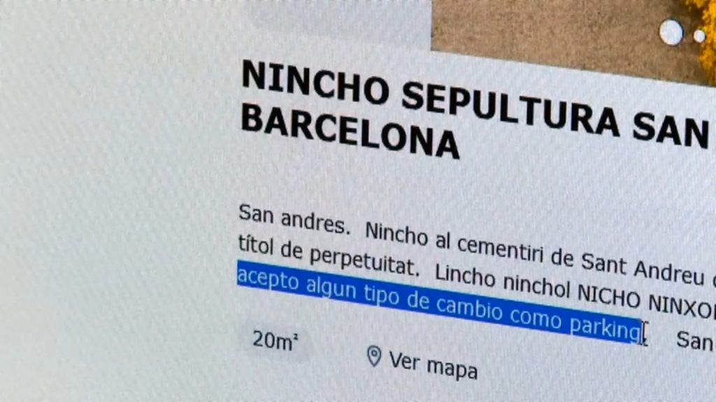 La compravenda de nínxols entre particulars, un fet il·legal | betevé