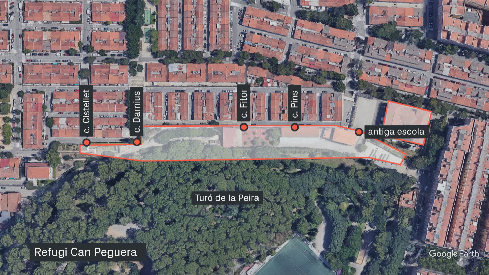 Estudien si cal apuntalar el refugi de Can Peguera