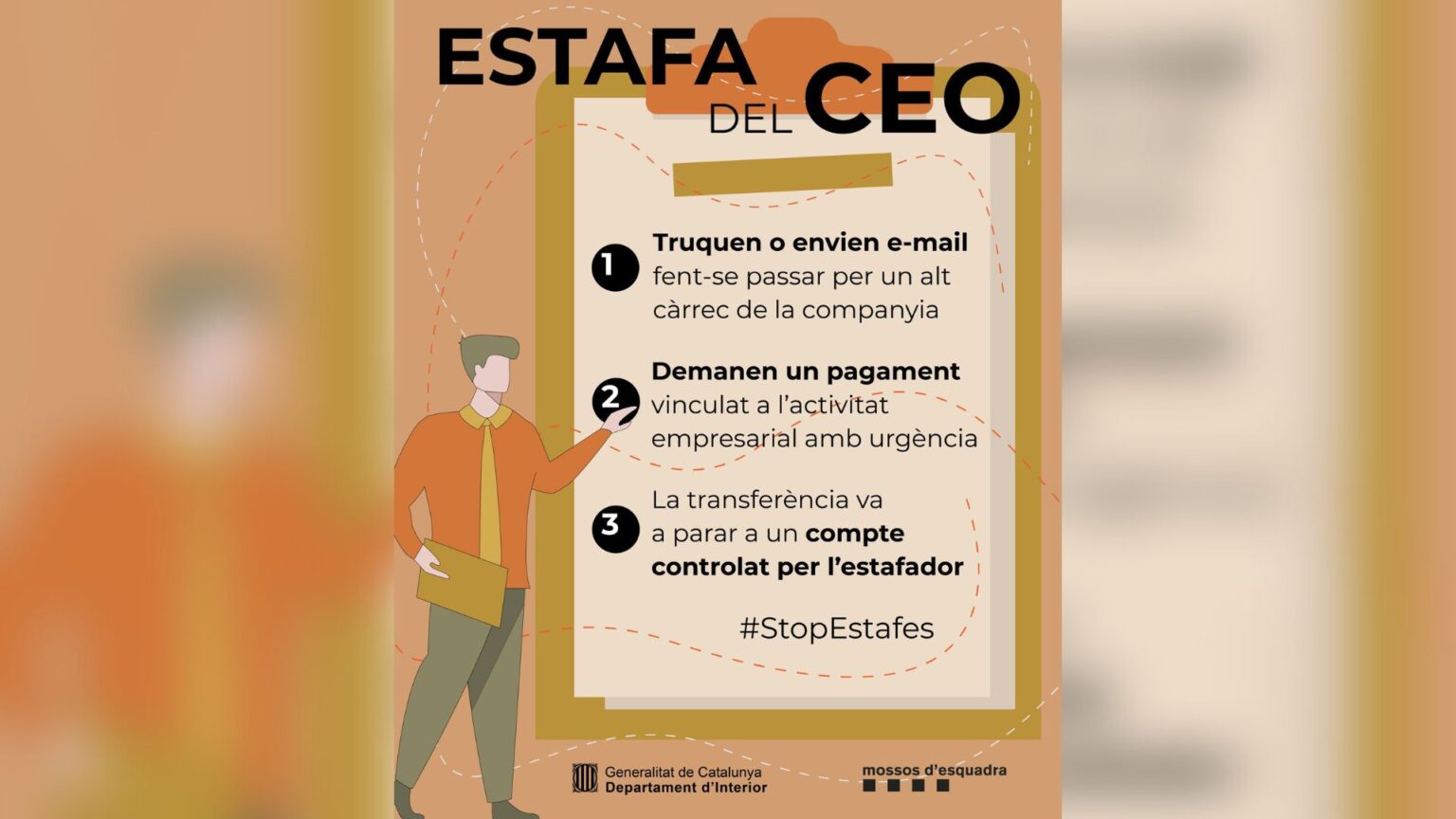 Alerten de l'estafa del CEO, que suplanta la identitat de directius