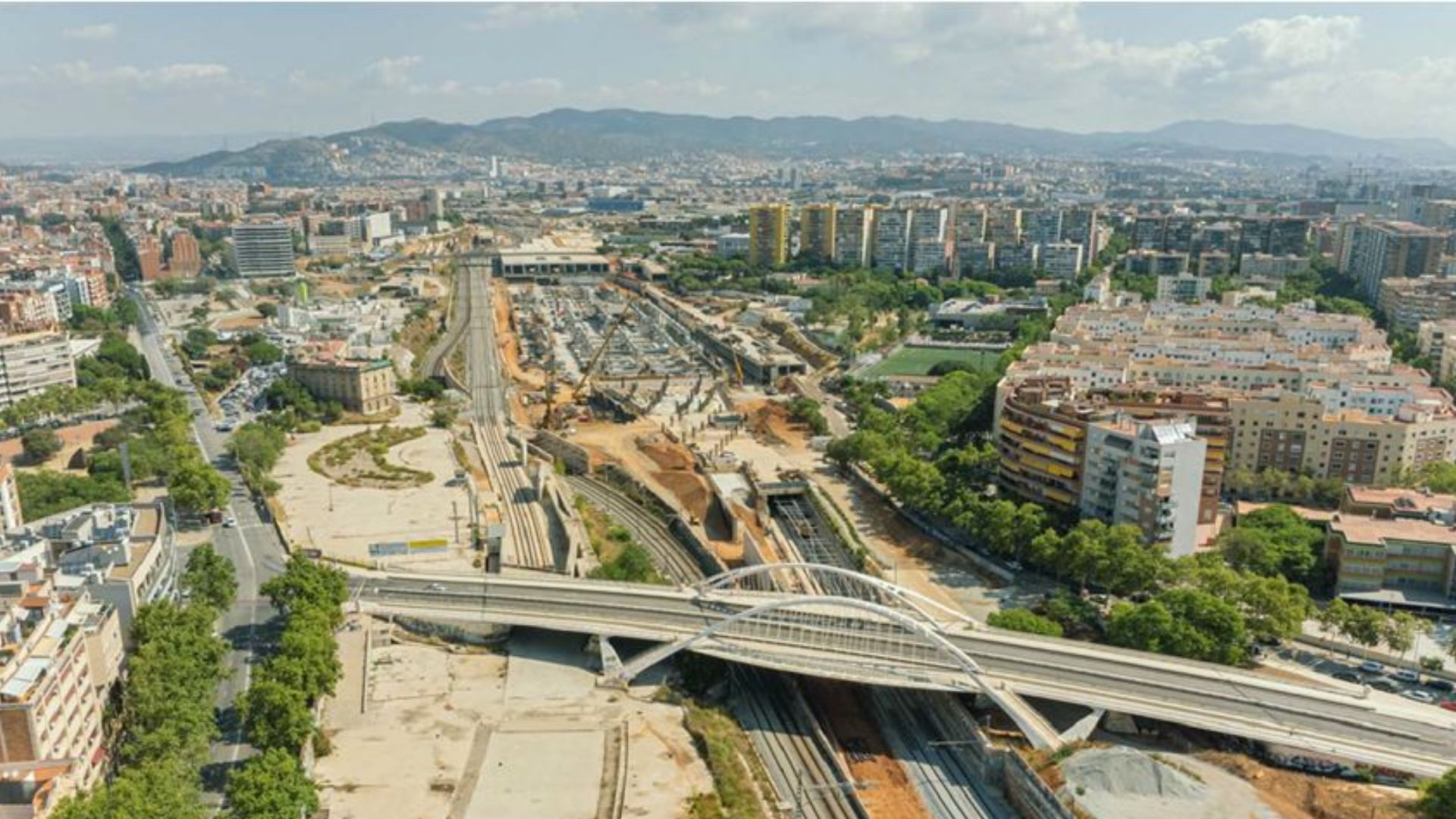 Adif adjudica la construcció d'una àrea logística a la Sagrera
