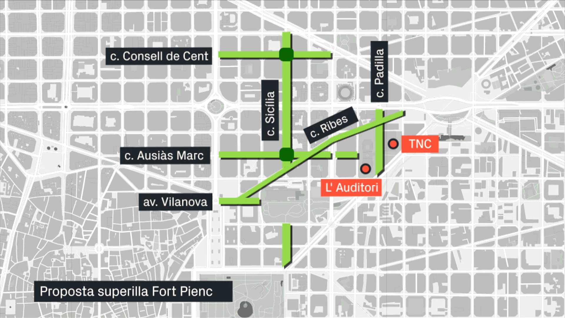 El Mapa De La Ciudad Global De Fort