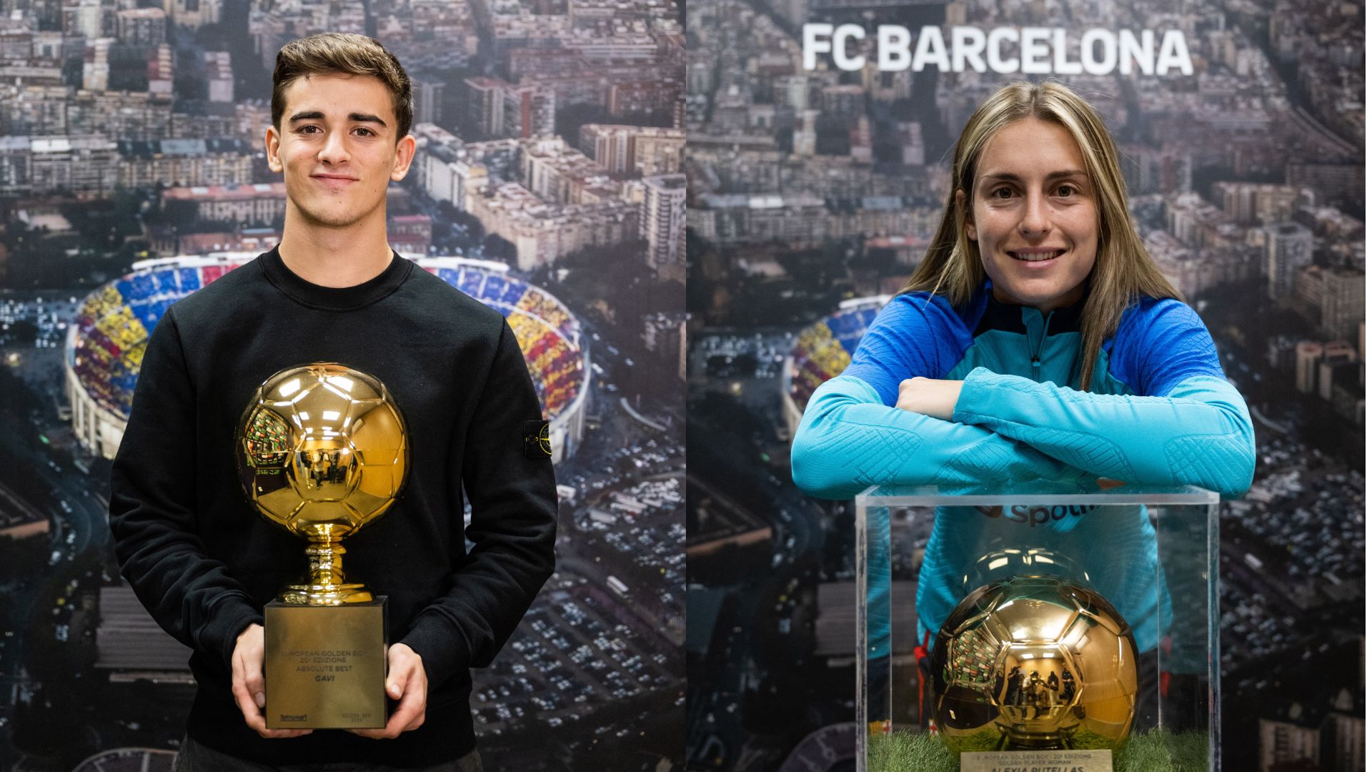 Gavi i Alexia ja tenen el Golden Boy i el Golden Woman