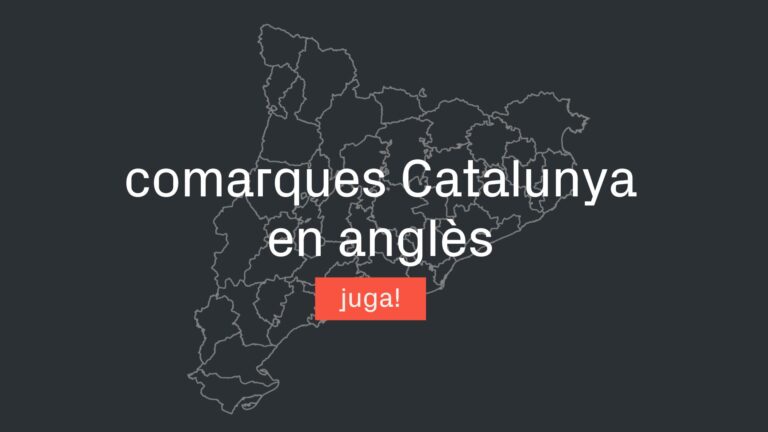 JOC | Les comarques de Catalunya en anglès: El repte impossible