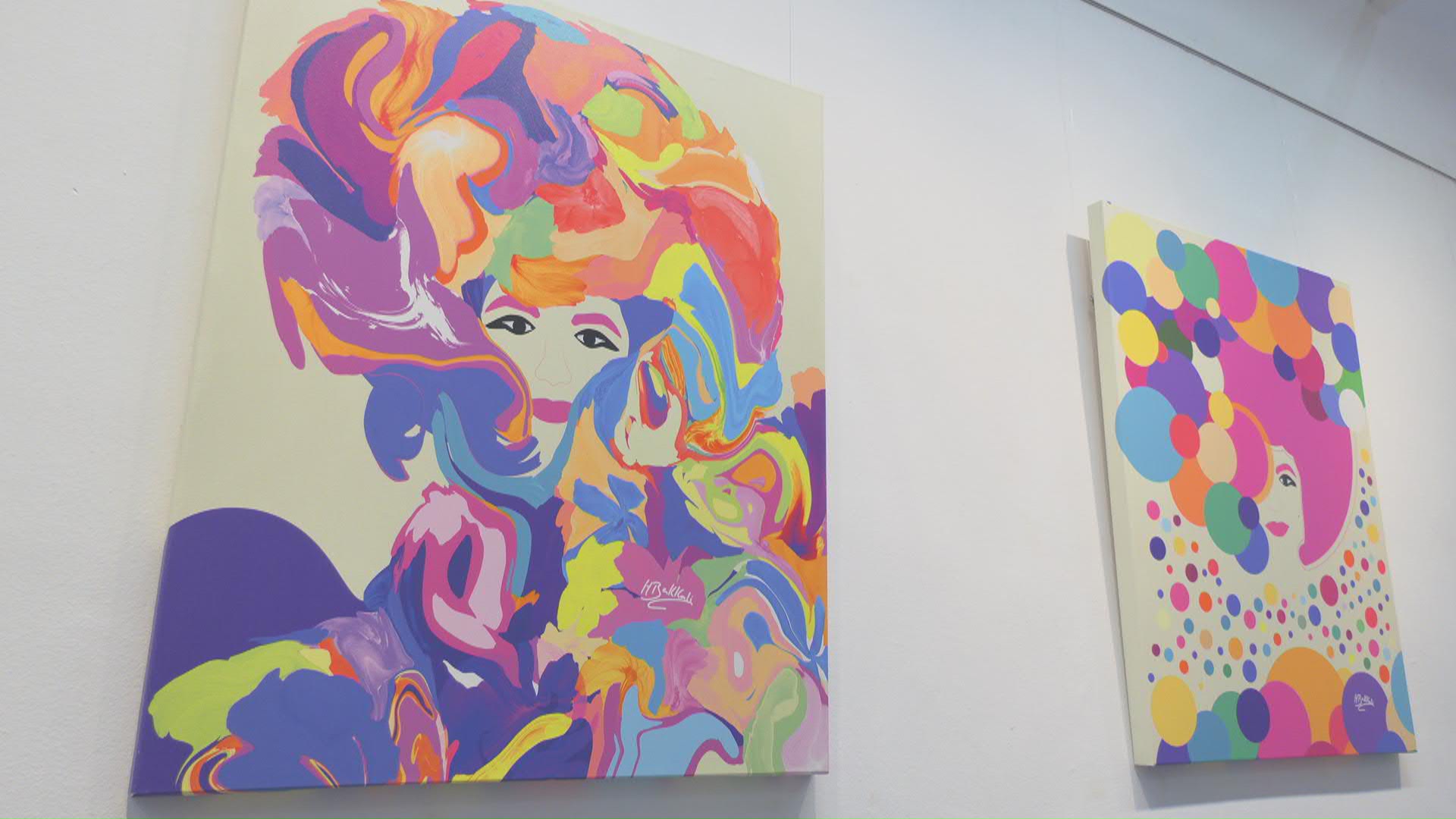 Sis centres cívics exposen obra de l'artista Houda Bakkali