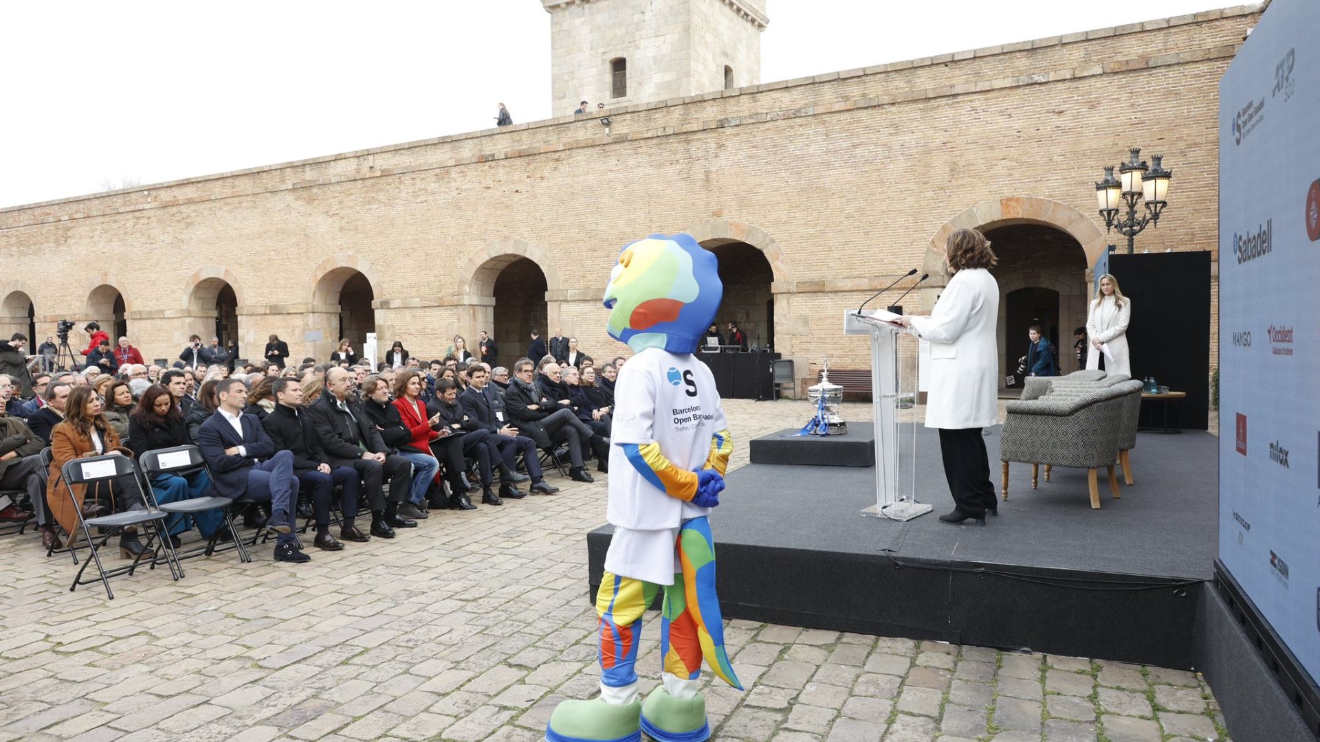 El Godó 2023 es presenta al Castell de Montjuïc