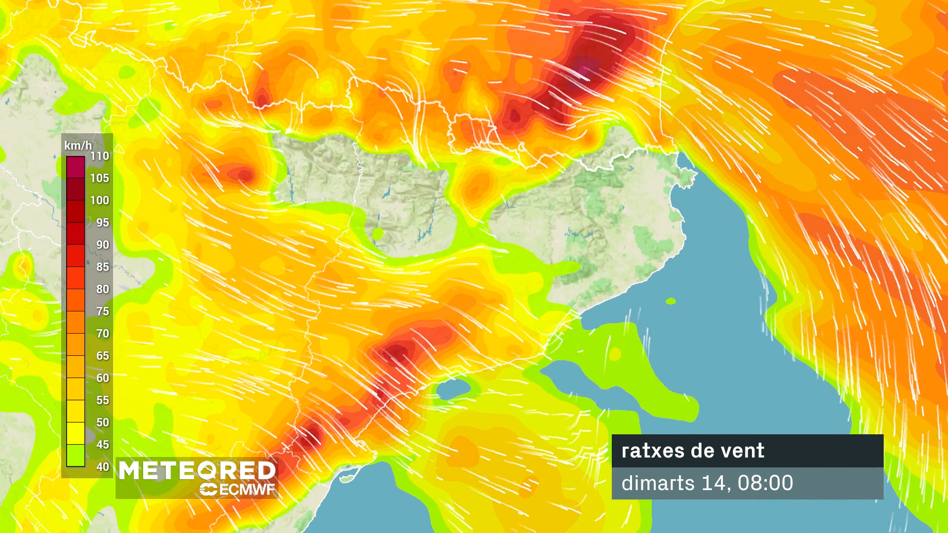 El vent es tornarà a enfortir a Barcelona dilluns a la nit