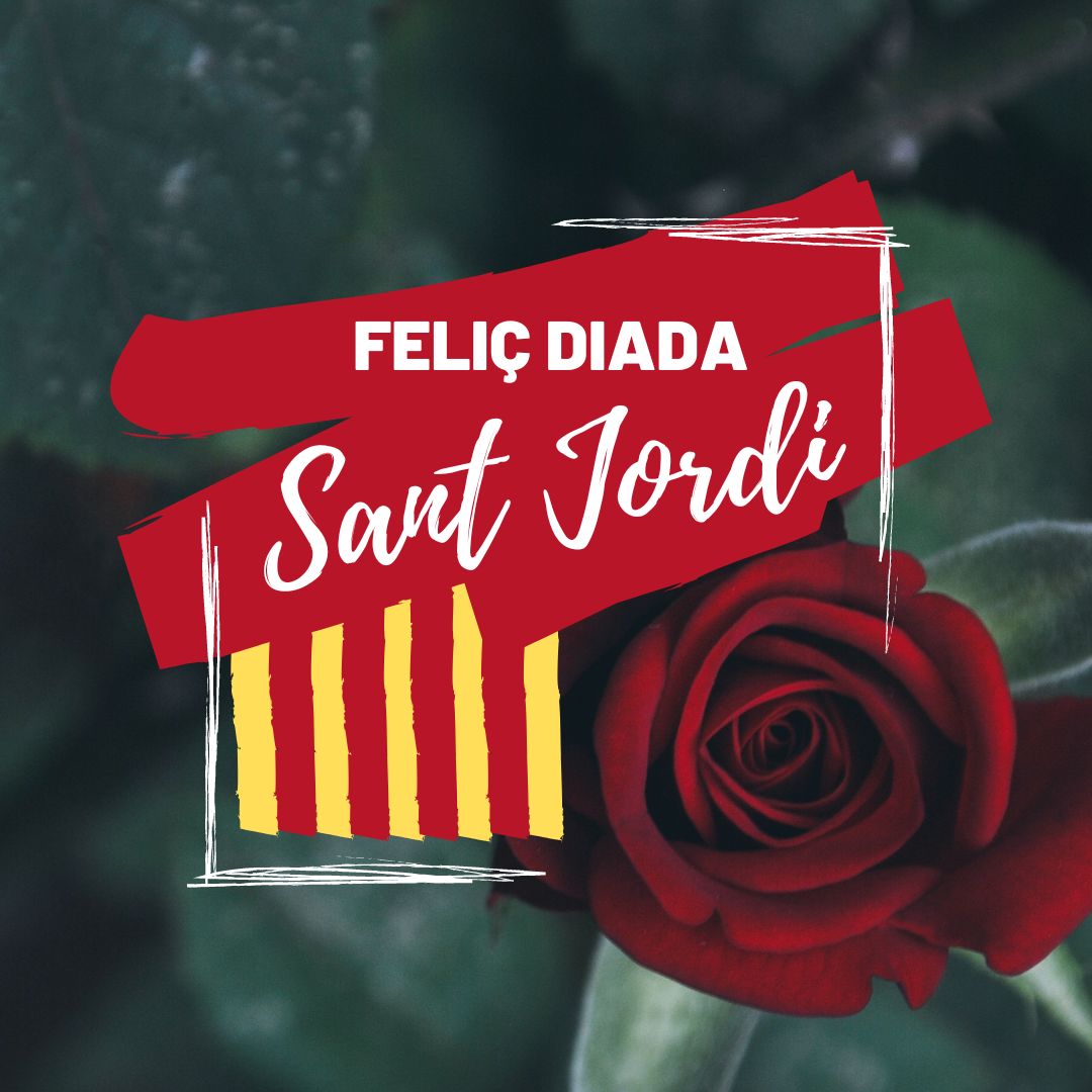 Bon dia de Sant Jordi 2025! Fotos i frases de WhatsApp