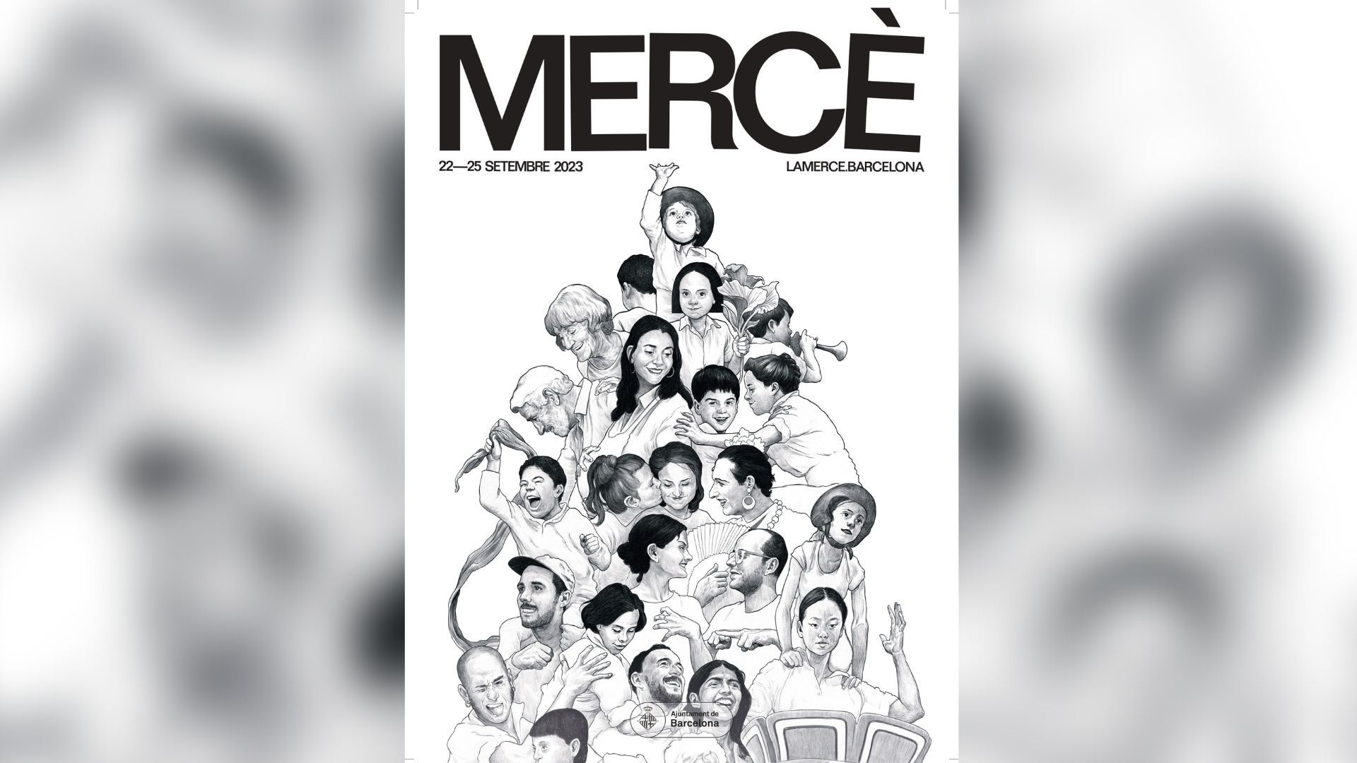 Cartell de la Mercè 2023, per Chamo San | FOTO i PDF
