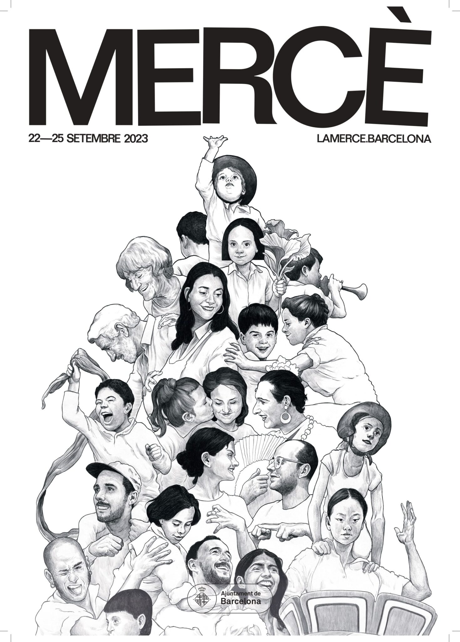 Cartell de la Mercè 2023, per Chamo San | FOTO i PDF