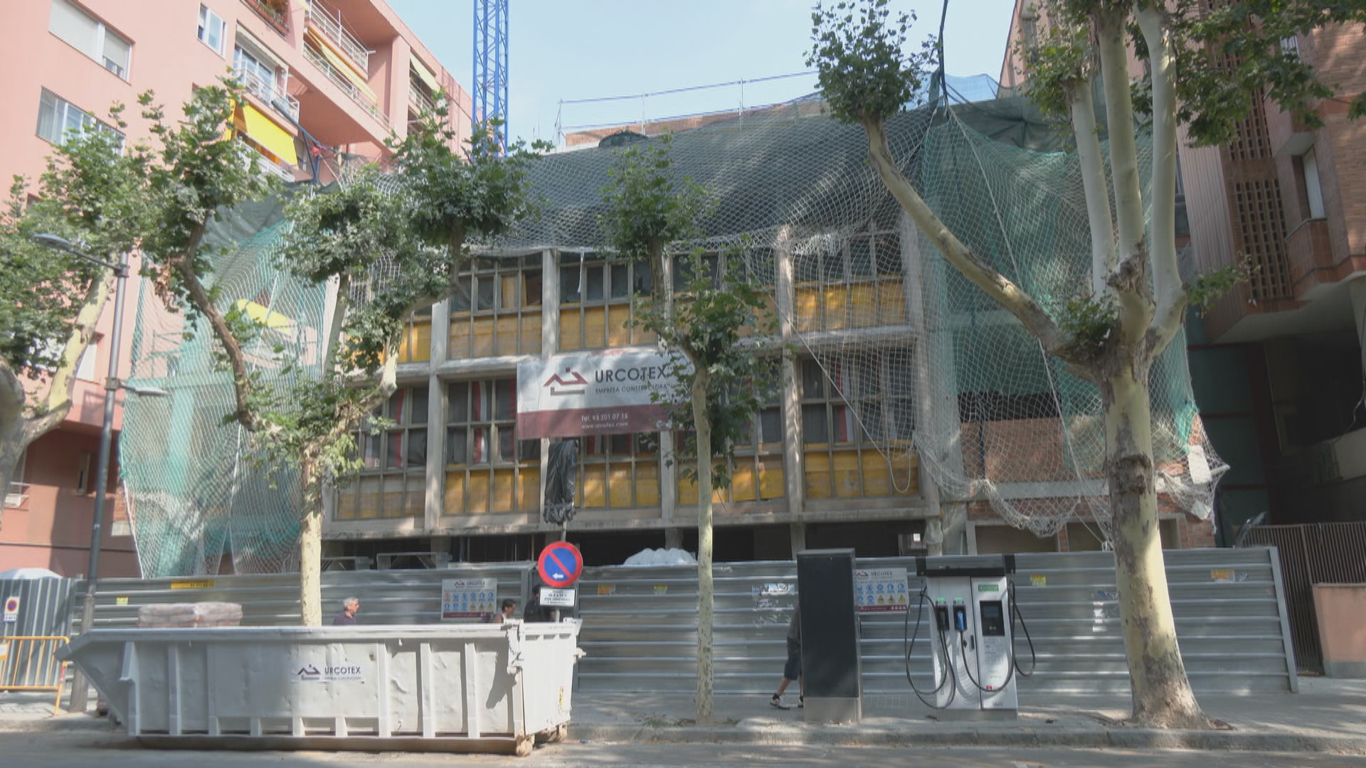 La façana del Cine Capri s'integra a la futura residència