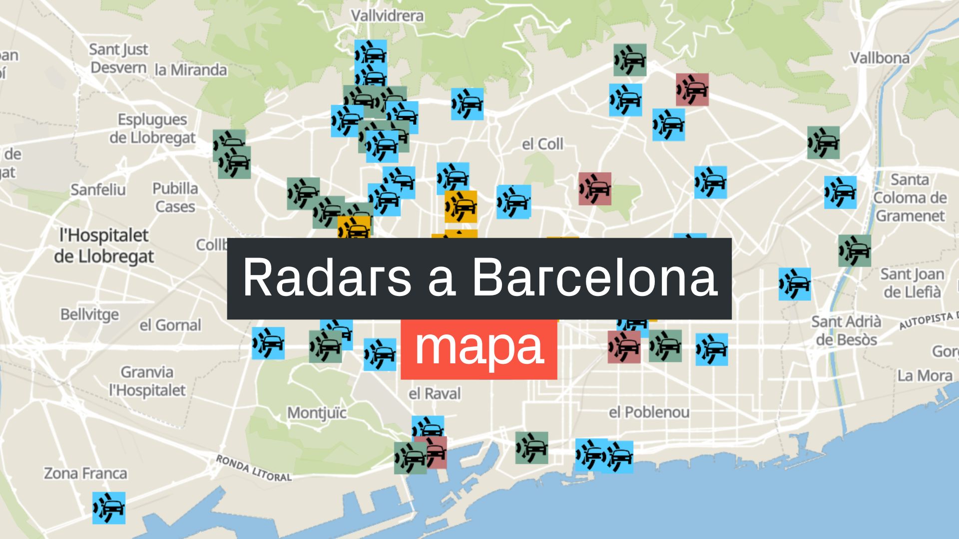 Radars a Barcelona 2023: Mapa amb tots els punts