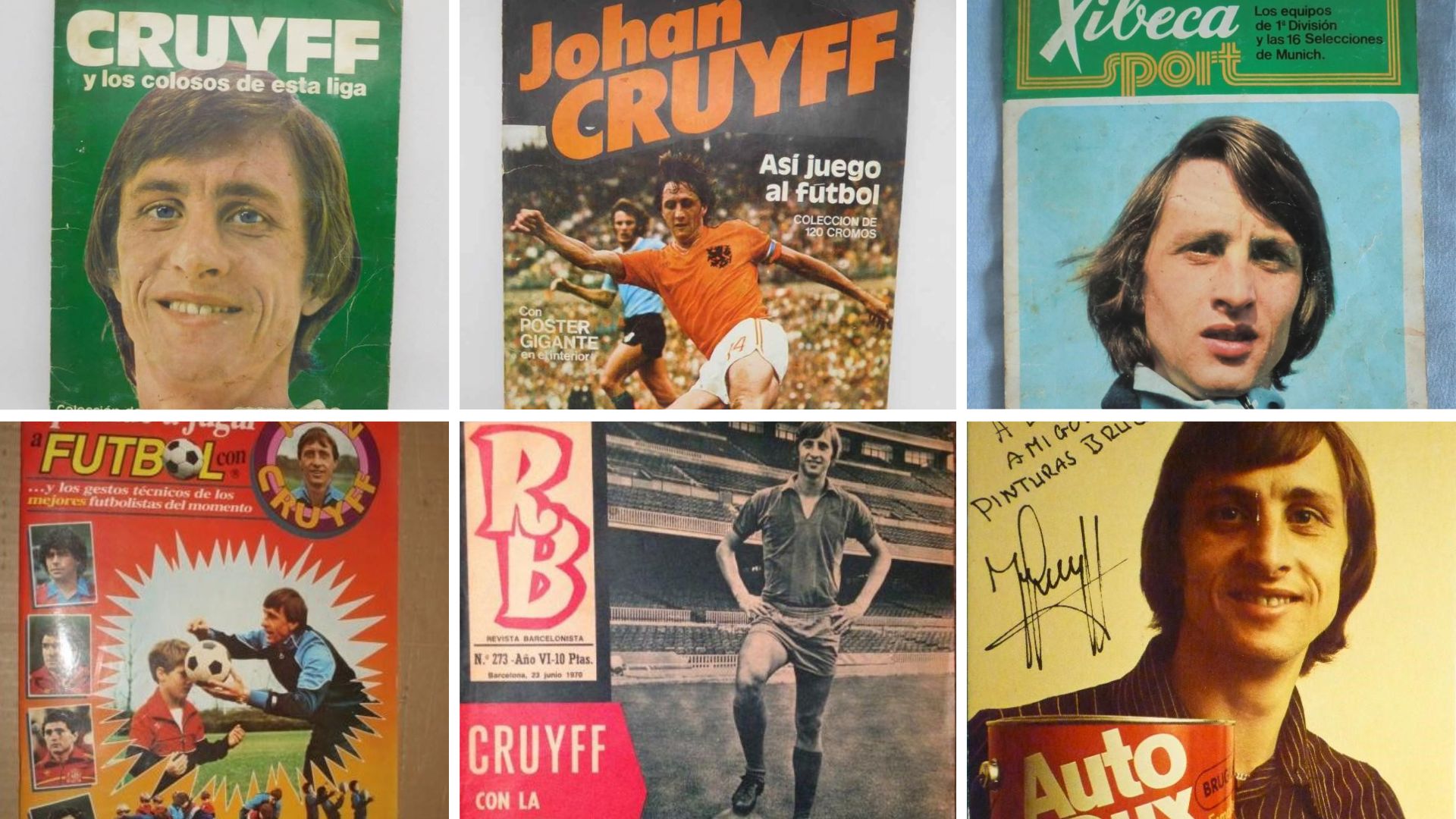 Cruyff, una icona del futbol, de la publicitat i de Barcelona