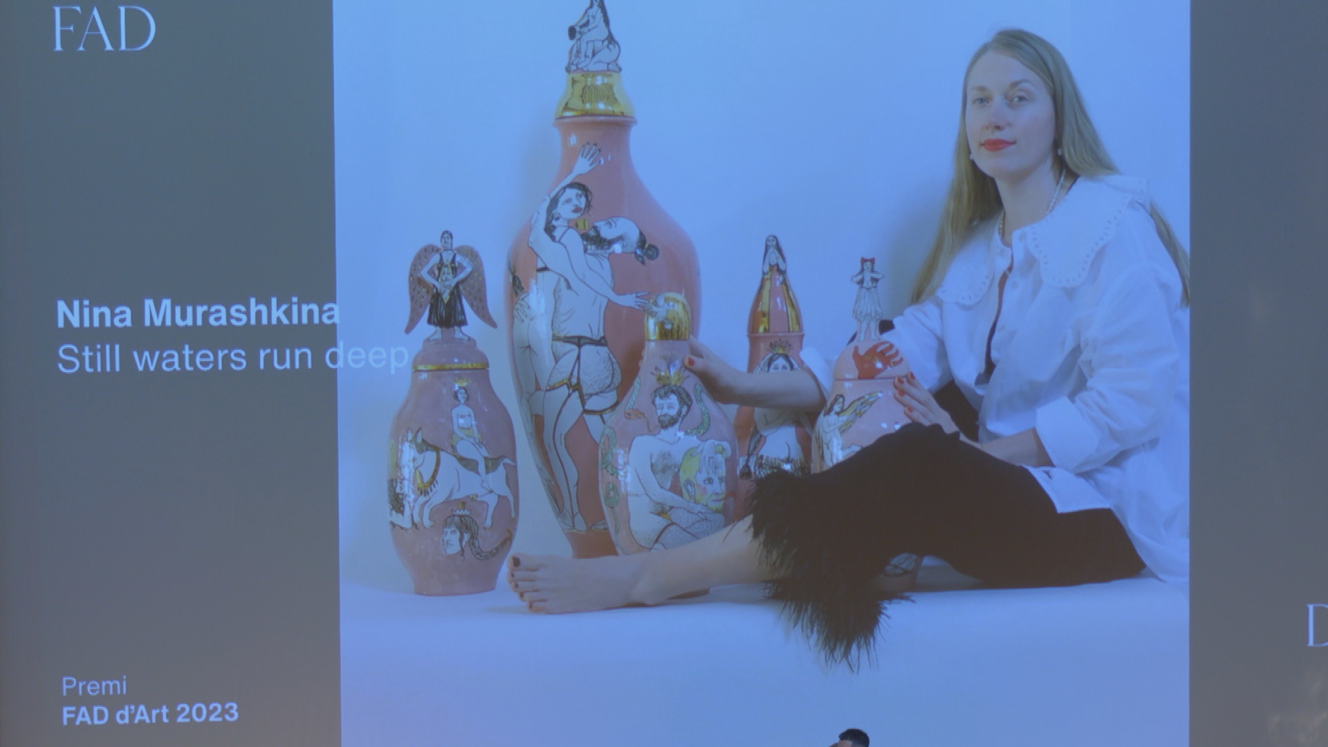 La ucraïnesa Nina Murashkina, Premi FAD d'Art 2023