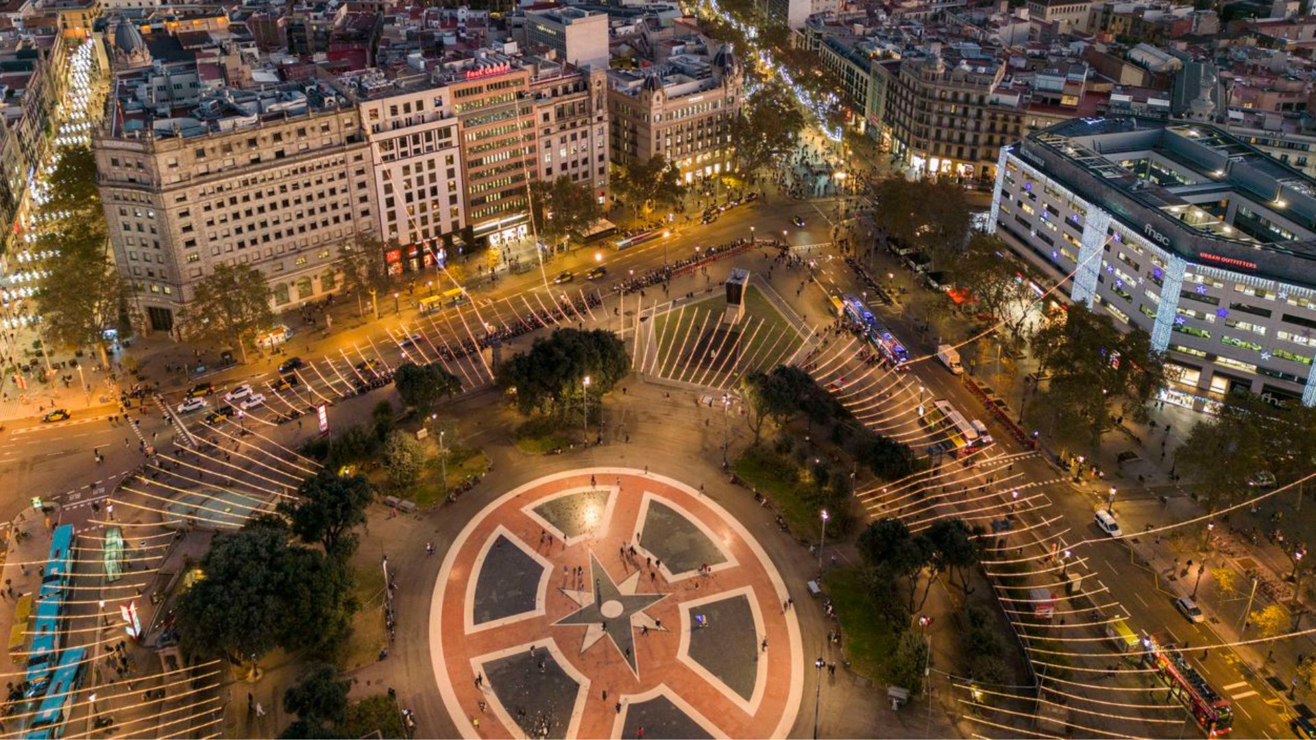 La plaça de Catalunya, epicentre del Nadal 2023 a Barcelona