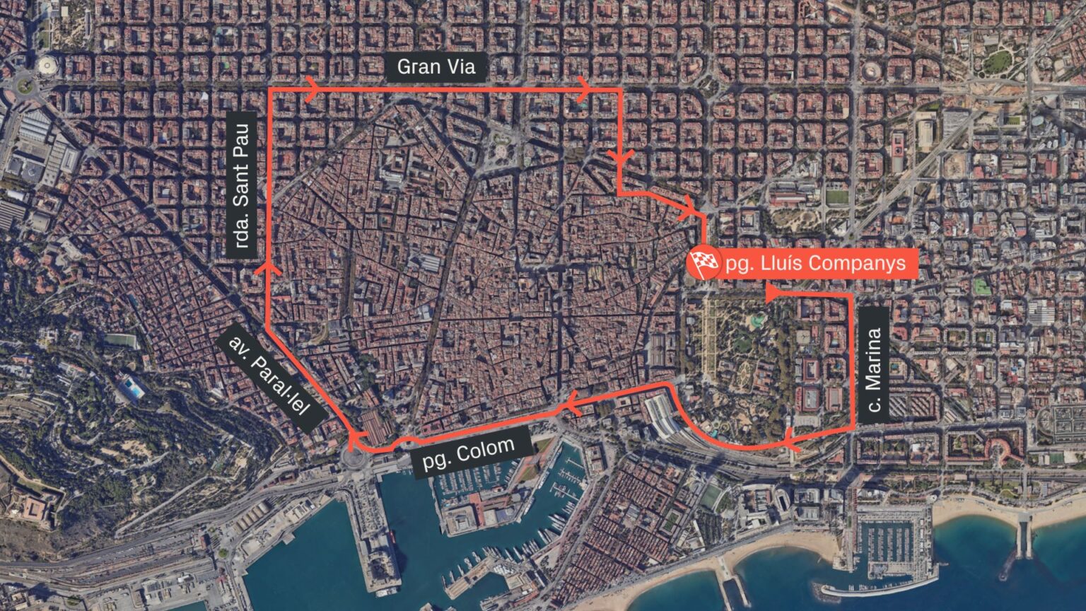 Recorregut de la Cursa de la Dona 2023 a Barcelona | MAPA