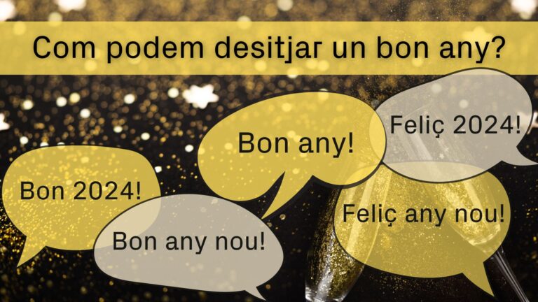 Bon any nou o feliç any nou? Com felicitar el 2024 en català?