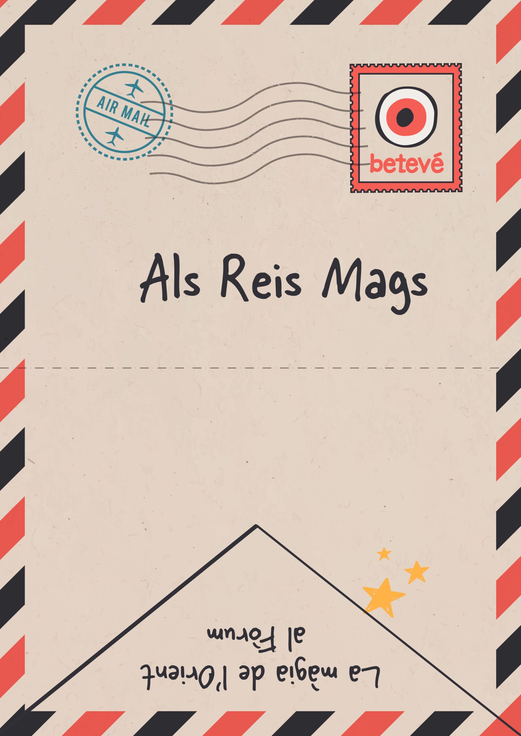 Carta als Reis Mags: PDF per imprimir o fer-la online