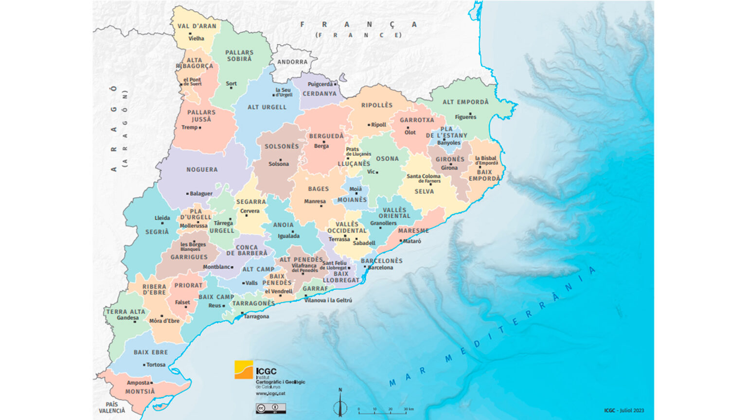 Canvis al mapa de comarques de Catalunya el 2023: Apareix el Lluçanès