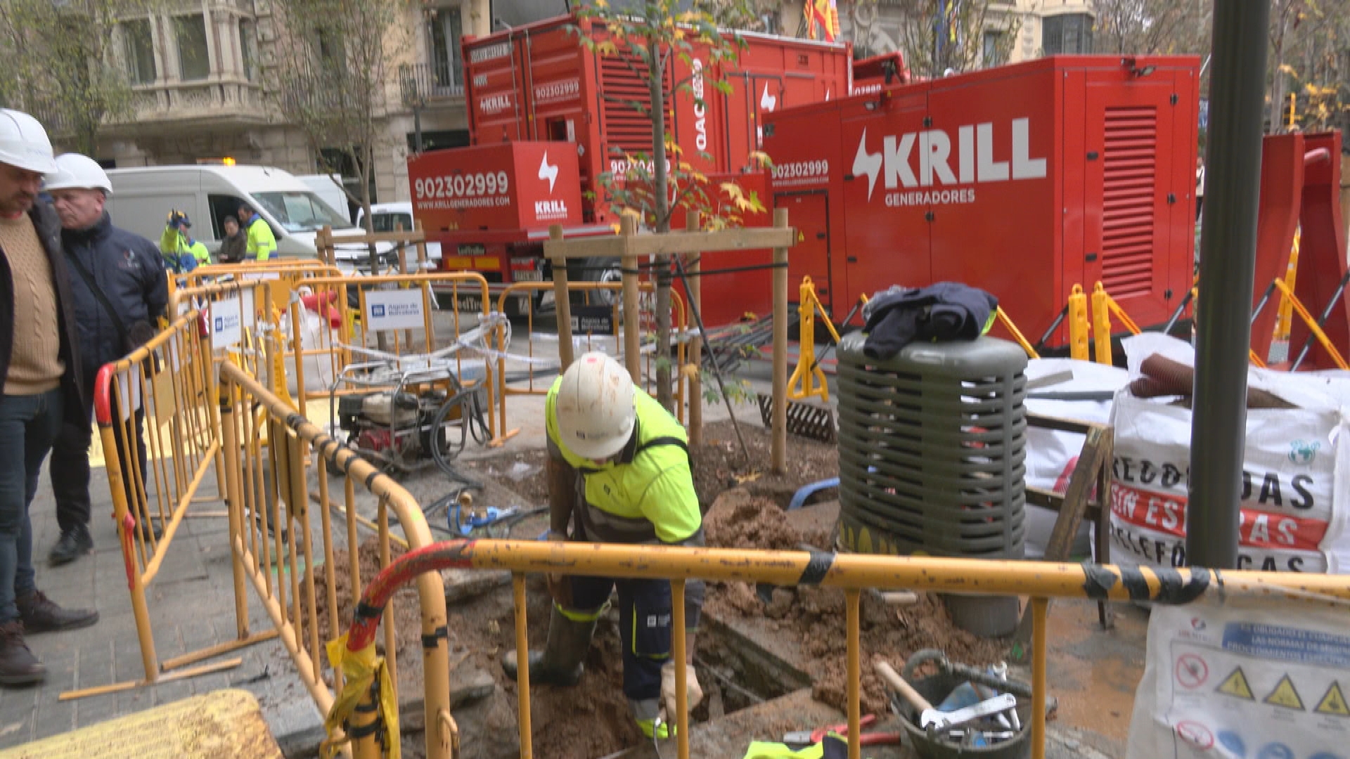 Localitzen la fuita d'aigua que va deixar sense llum 500 veïns per Nadal