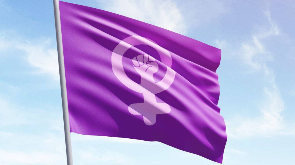 Bandera feminista: Significat del símbol del 8-M
