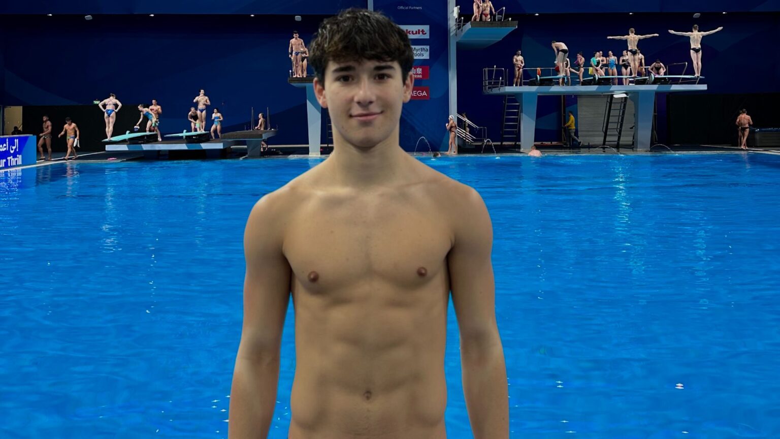 Max Liñán, primer saltador català que participa en un Mundial