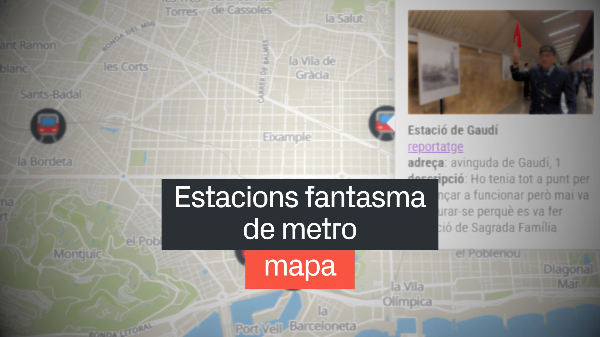 Estacions fantasma del metro de Barcelona | MAPA