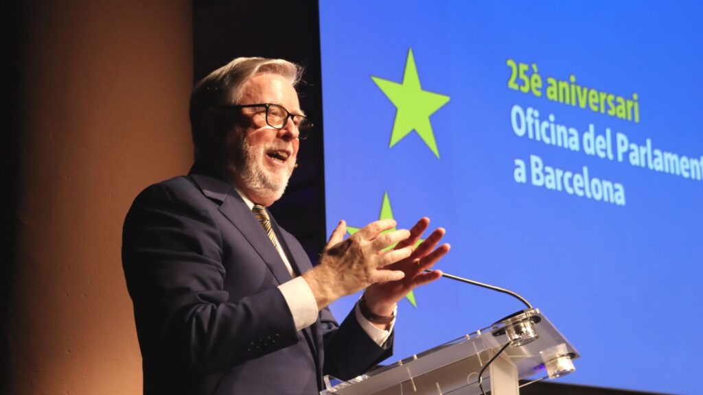 L'expresident del Parlament Europeu Pat Cox visita Barcelona