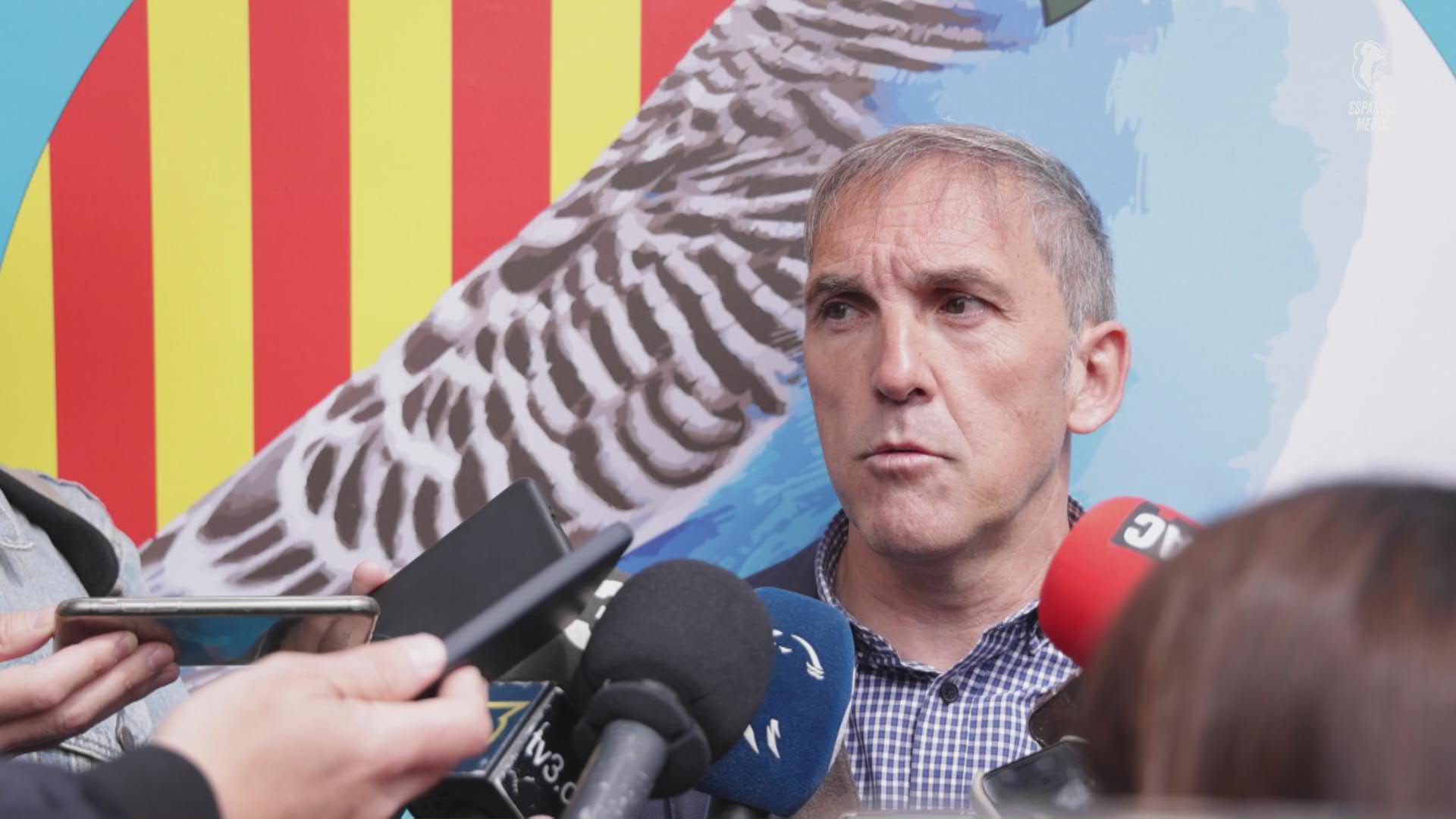 Fran Garagarza, optimista sobre l'ascens de l'Espanyol