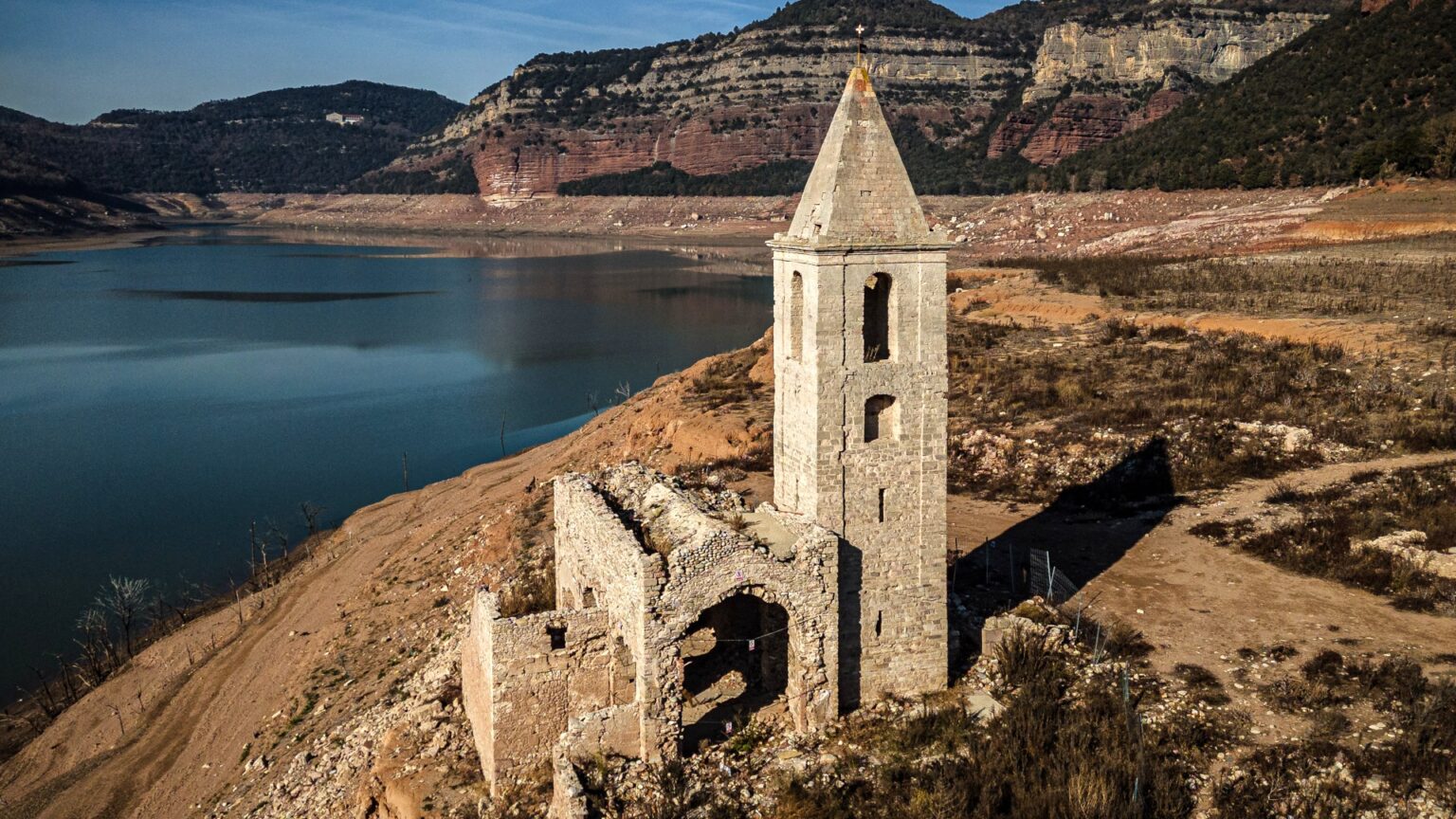 El pantà de Sau supera el 45 % de capacitat | FOTOS