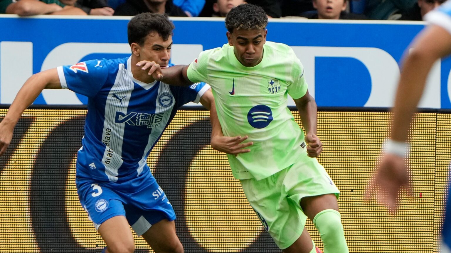 Lamine Yamal explica la seva mala cara contra l'Alabès