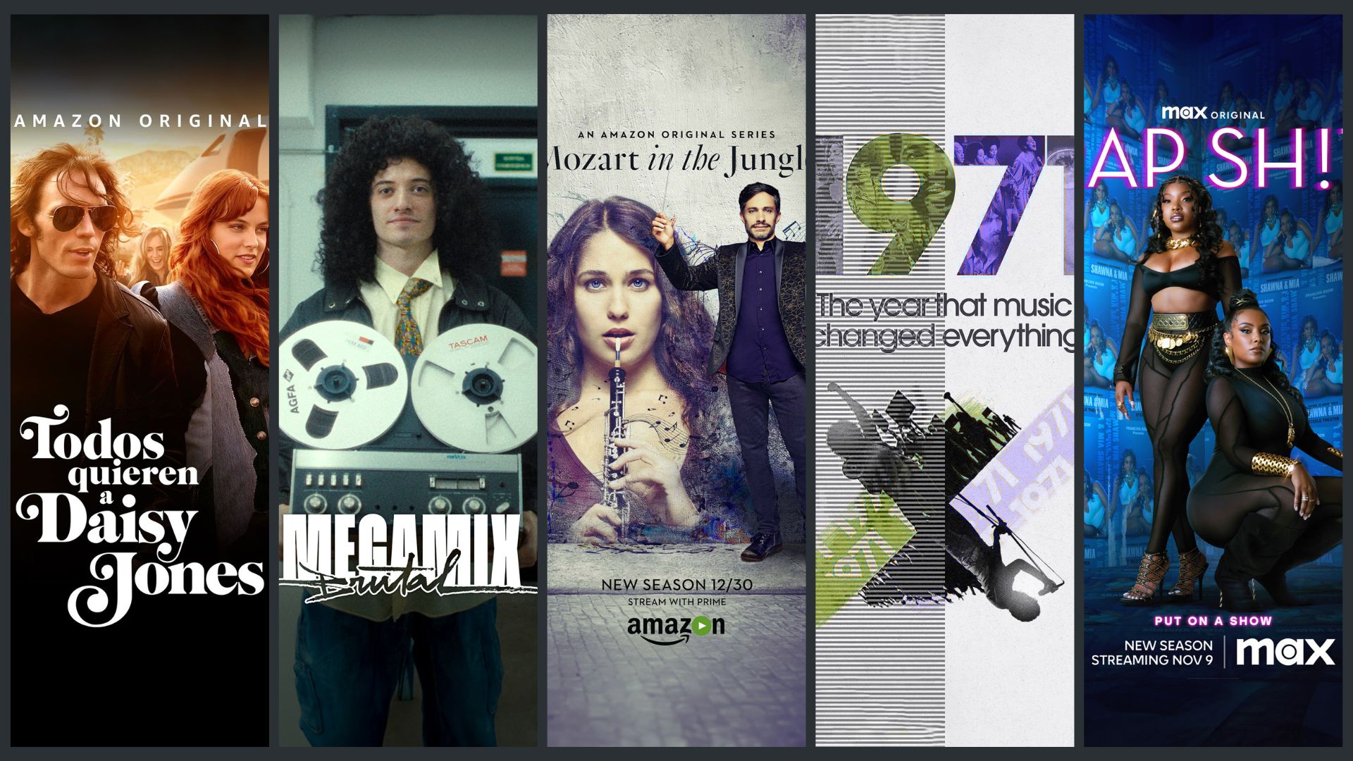 5 sèries i docusèries ambientades en el món de la música