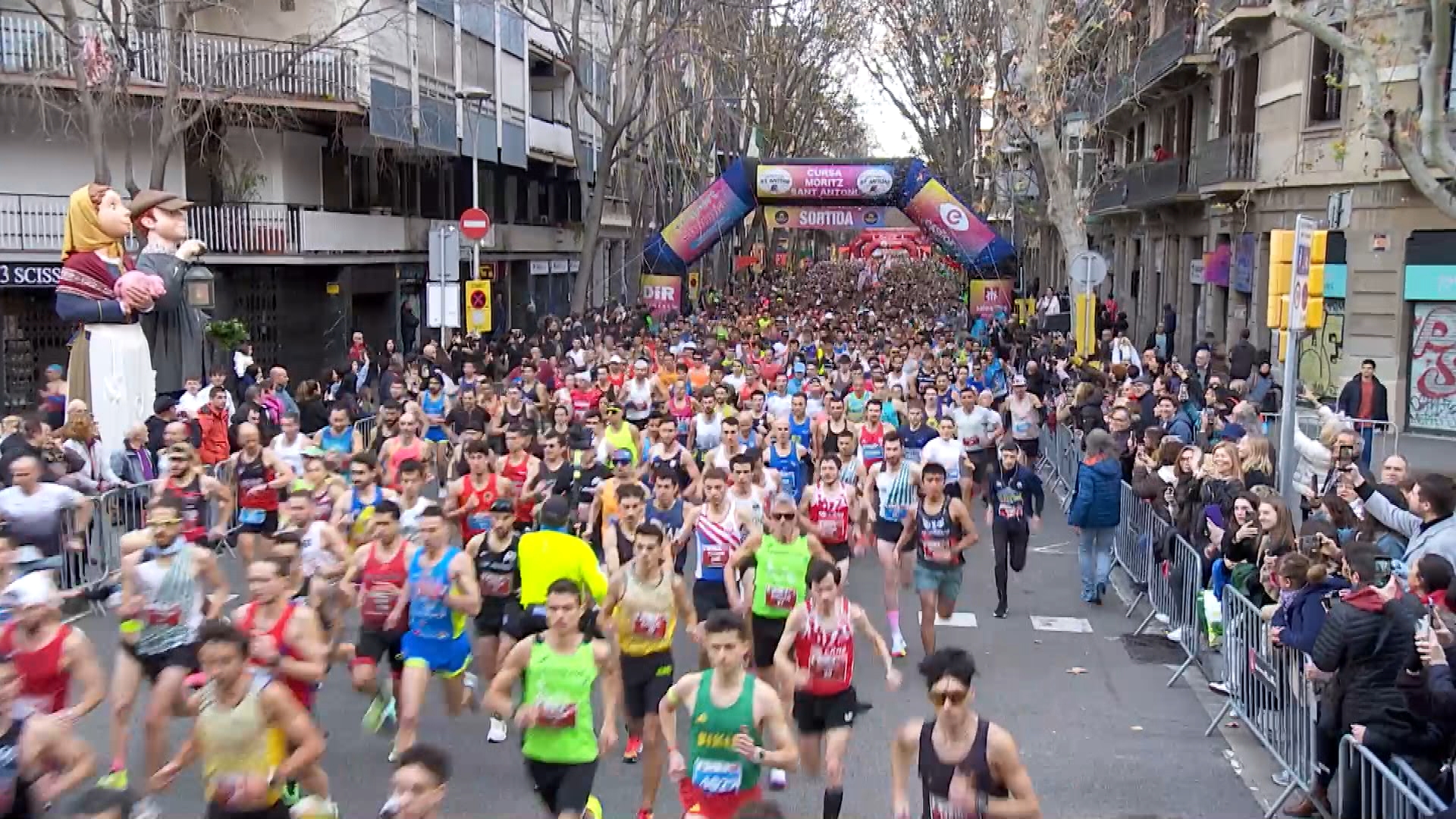 Pol Espinosa i Marta Galimany guanyen la Cursa Sant Antoni