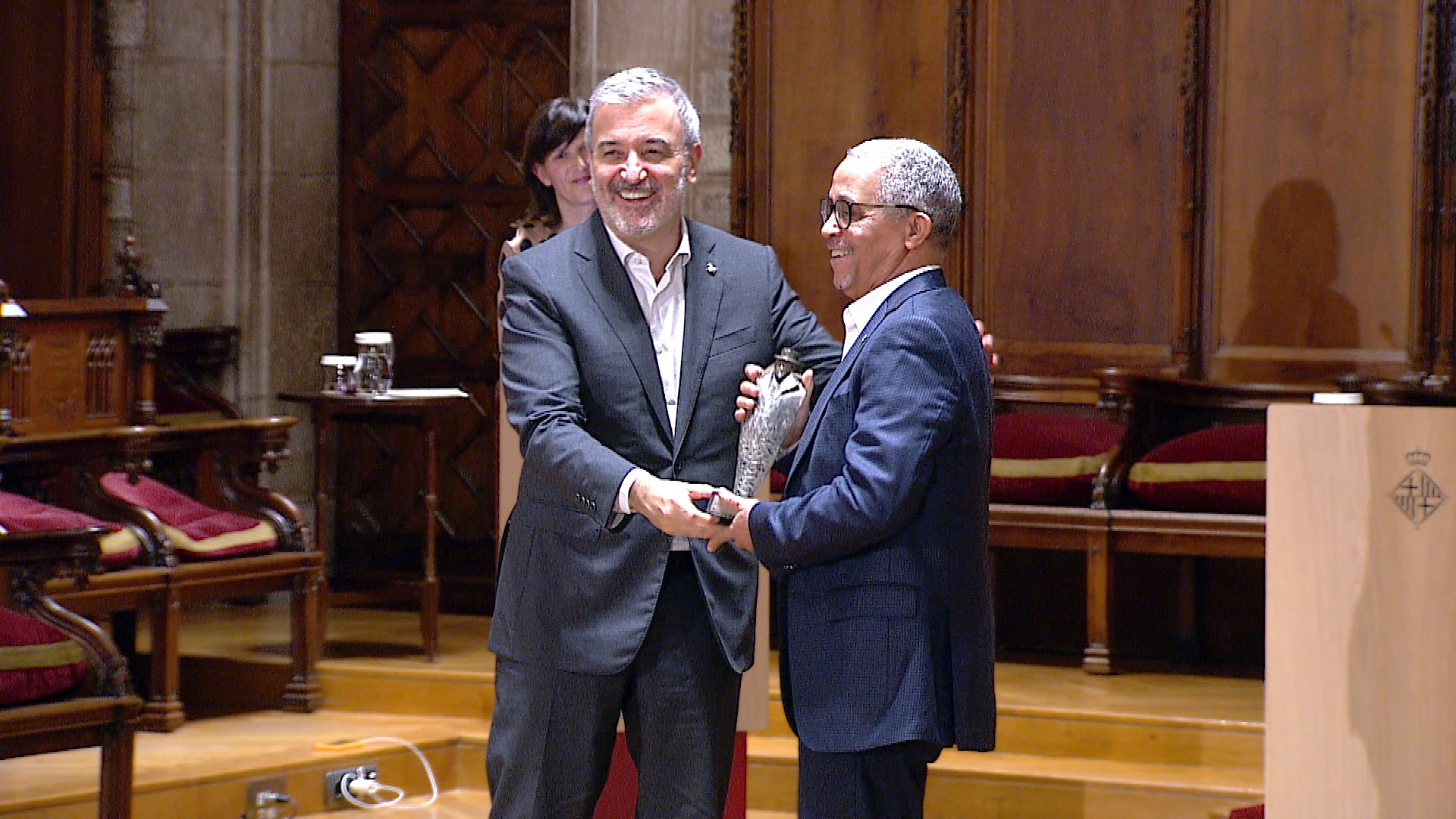 L'escriptor Yasmina Khadra rep el Premi Pepe Carvalho