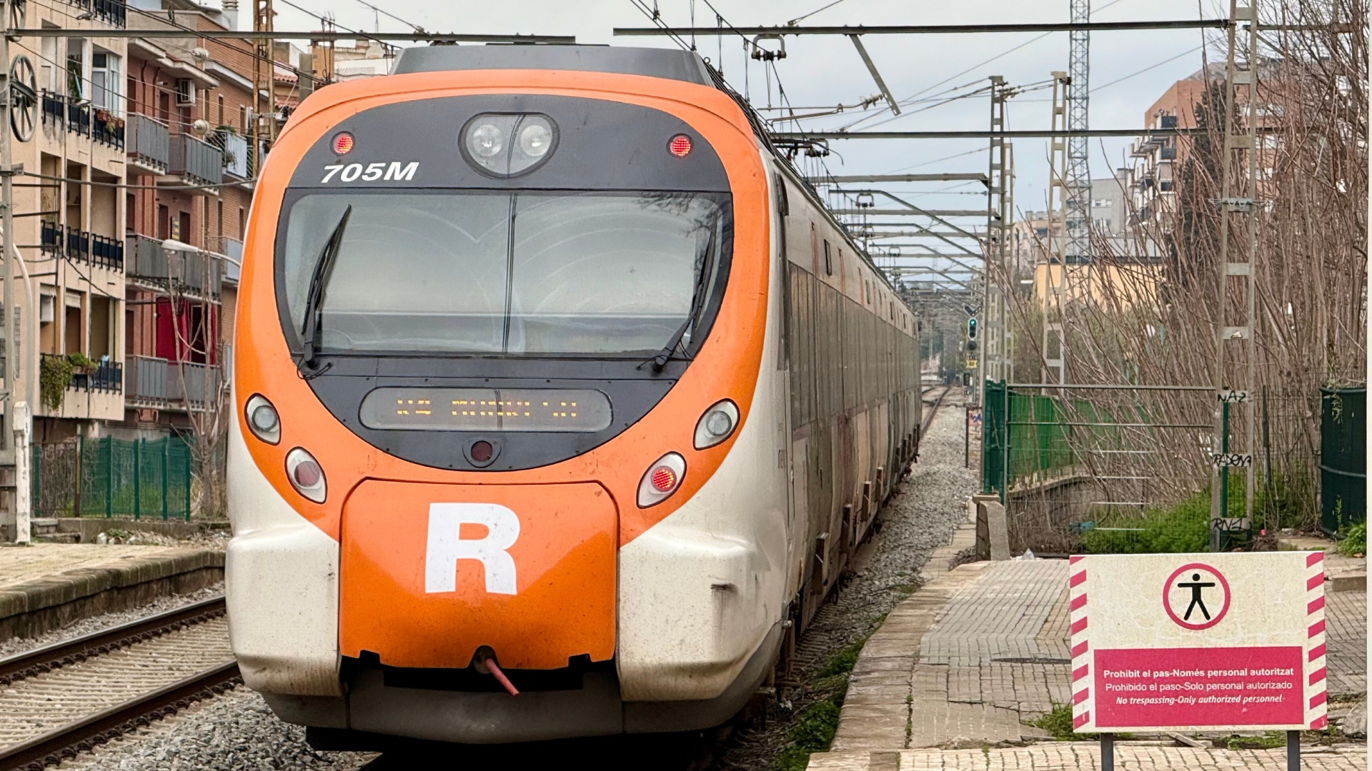 Suspès totalment el servei de Rodalies