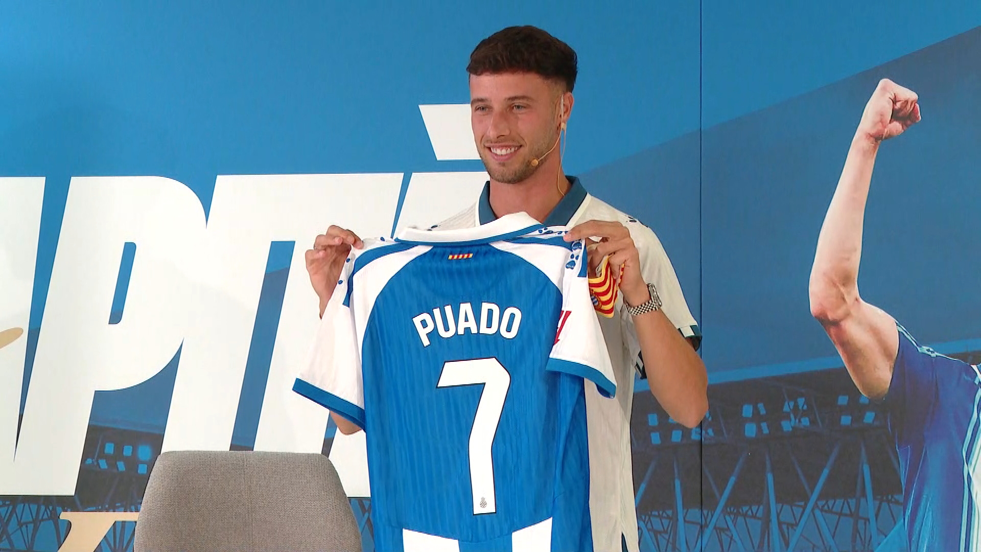 Javi Puado: "Tant de bo jugar a l'Espanyol molts més anys"