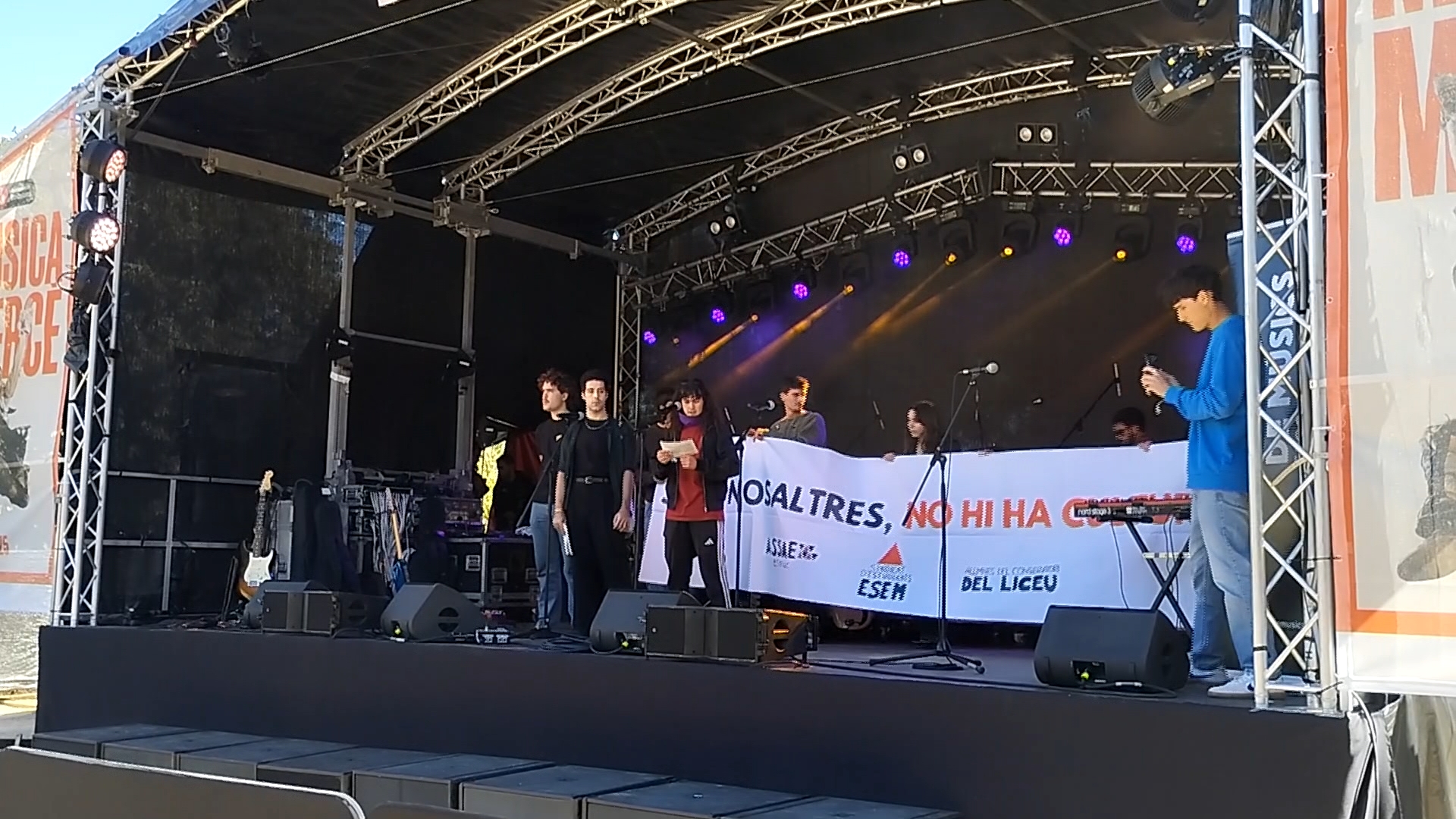 Plantada en un concert de la Mercè del Taller de Músics
