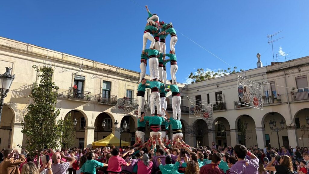 Bona salut de les colles castelleres a Barcelona