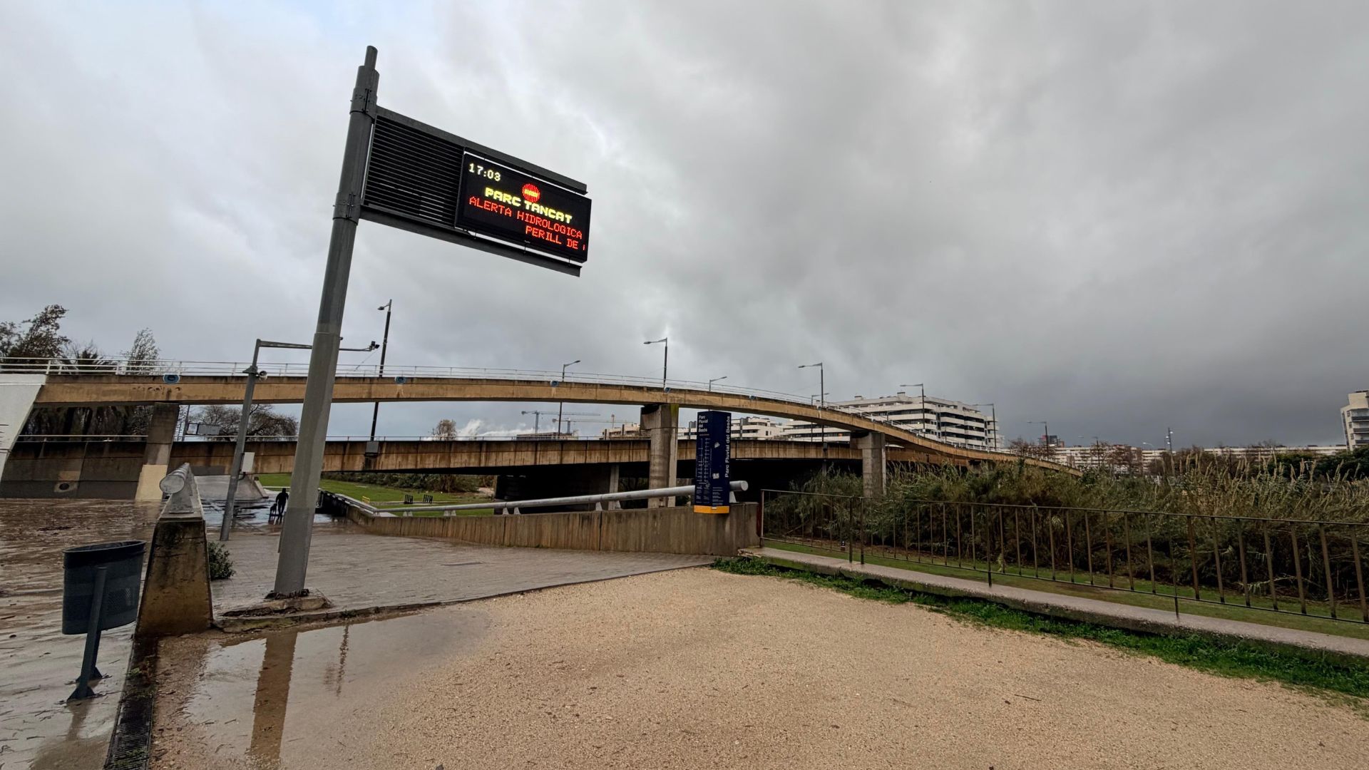 Tancats els accessos al Parc Fluvial del Besòs a causa de l'augment del ...