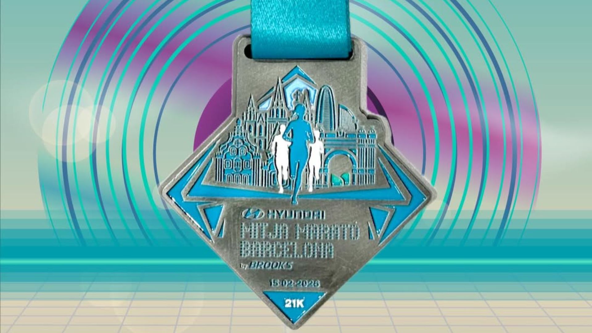 La medalla de la Mitja Marató de Barcelona 2026
