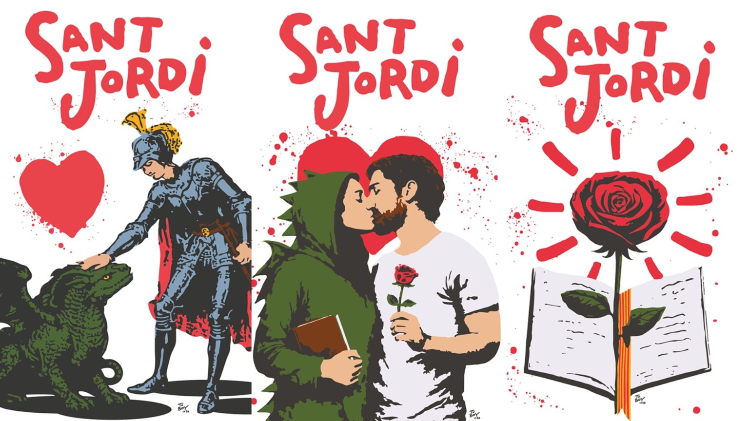 Cartells de Sant Jordi 2026 de TVBoy: on aconseguir-los gratis?