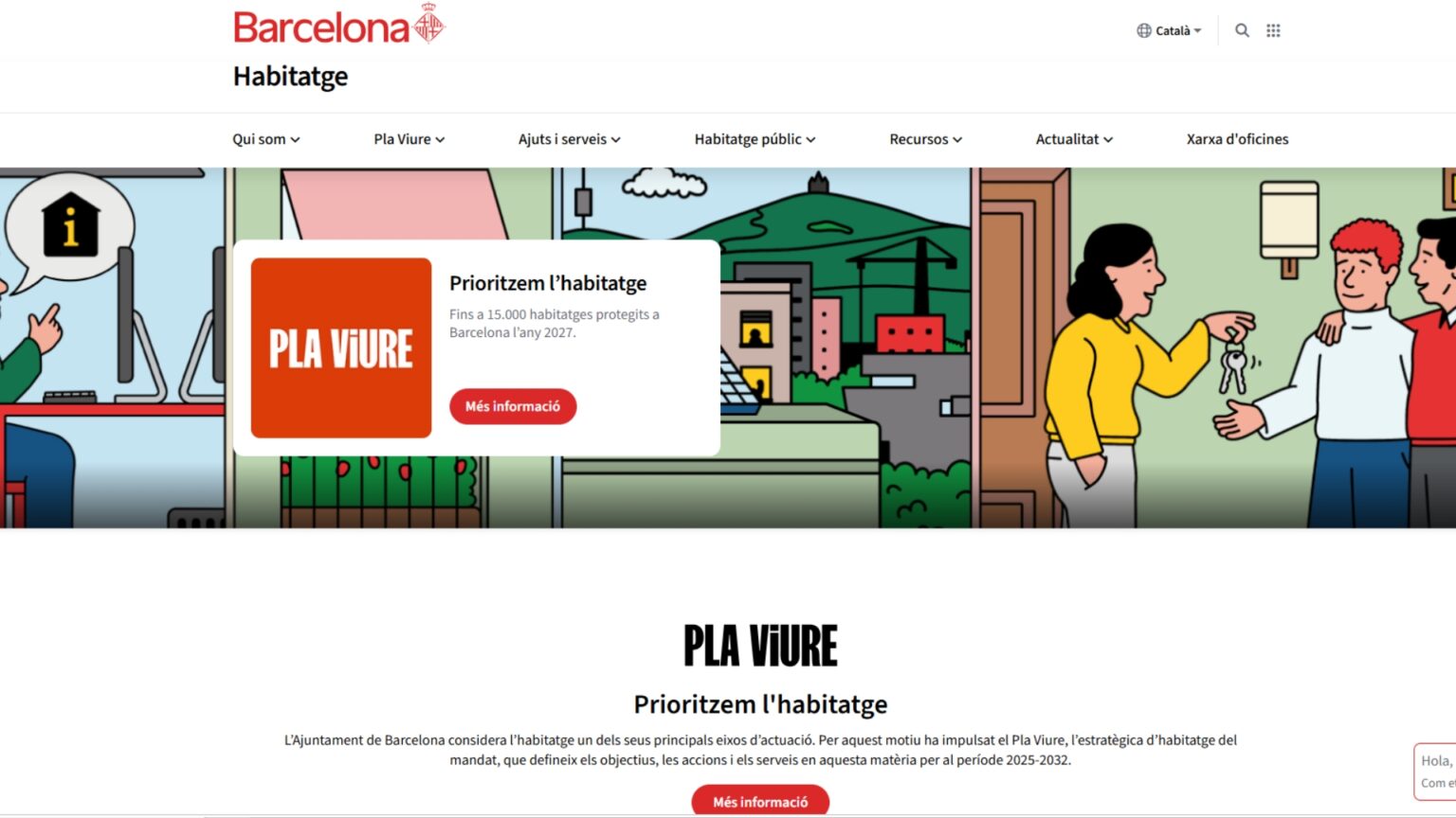 L'Ajuntament renova el web d'habitatge i facilita tràmits