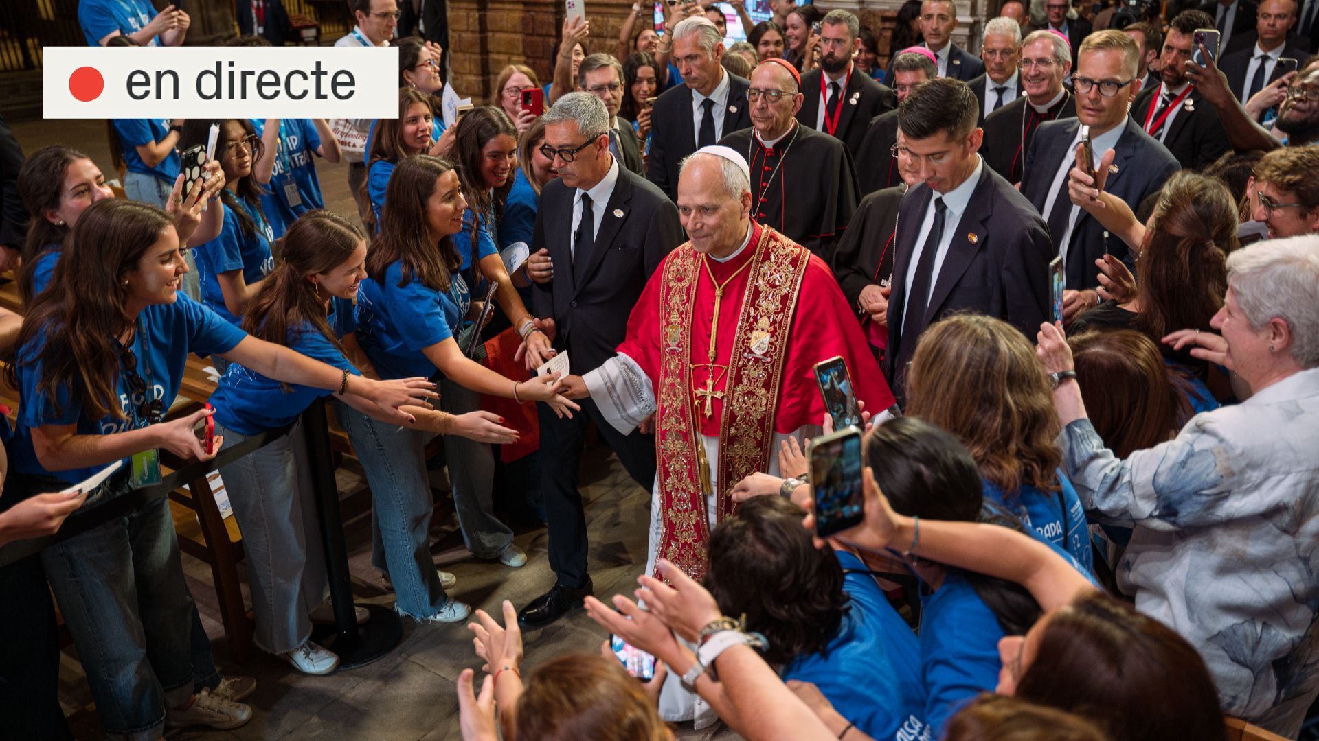 La visita del papa Lleó XIV a Barcelona, en directe